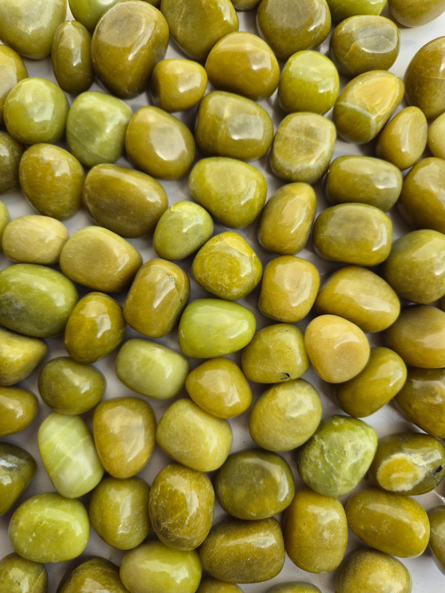 Serpentine Tumbled Stones – Aquarius Crystals