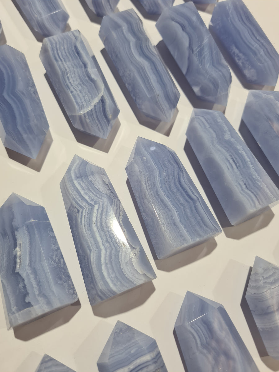 Blue Lace Agate Generators – Aquarius Crystals